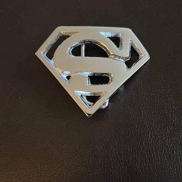 DC Comics | Accessories | Silver Superman Logo Belt Buckle | Poshmark